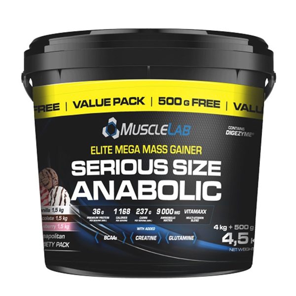 Muscle Lab Serious Size Anabolic (4.5kg) | Nutrition Direct